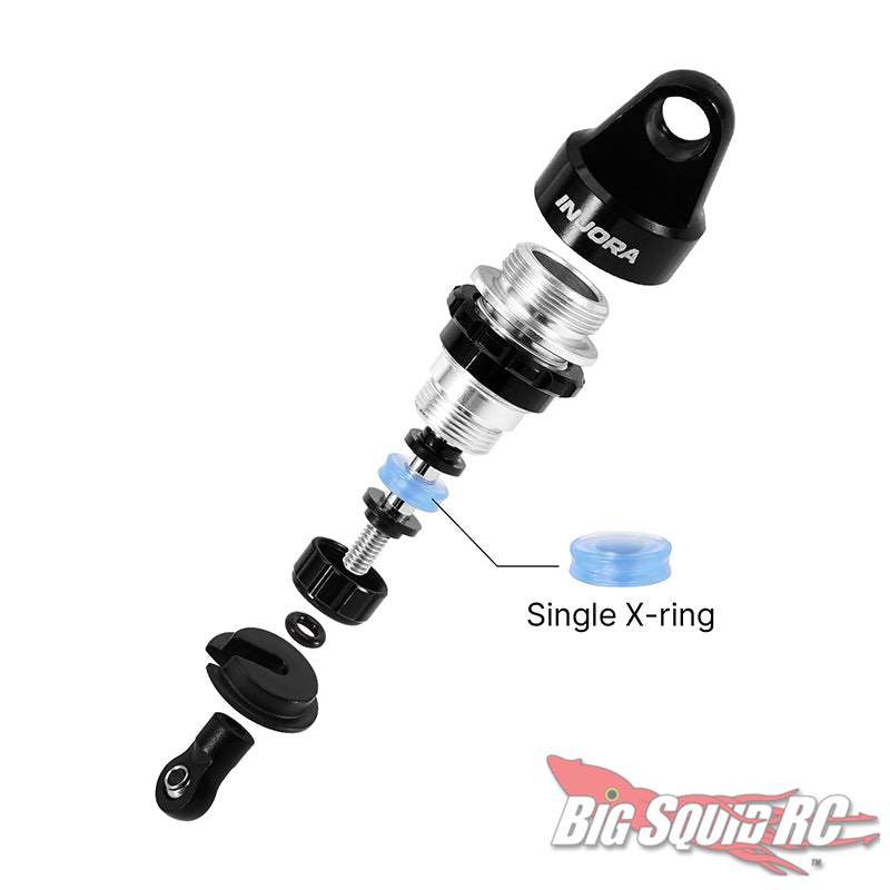 Injora 45mm Oil-filled Aluminum-bodied, Progressive-Spring Shocks for ...