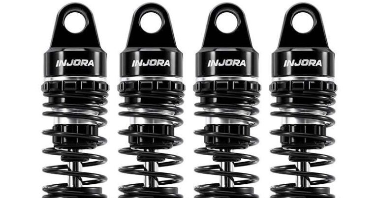 Injora 45mm Oil-filled Aluminum-bodied, Progressive-Spring Shocks for ...