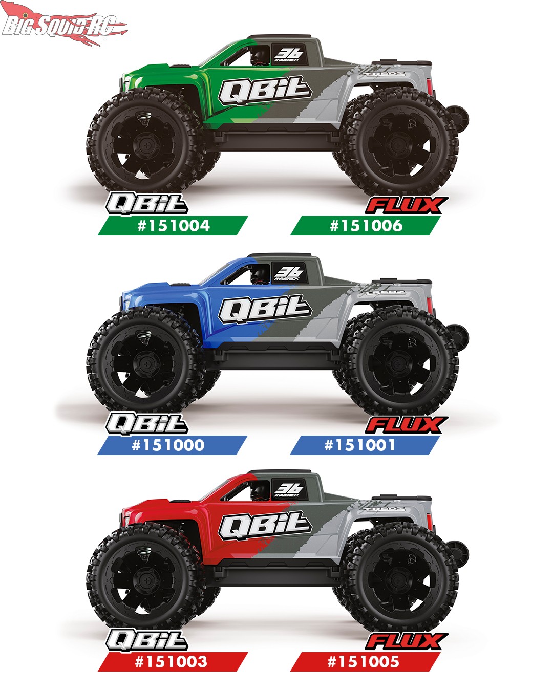 Maverick RC 1/16 QBit Monster Truck RTR « Big Squid RC – RC Car and ...