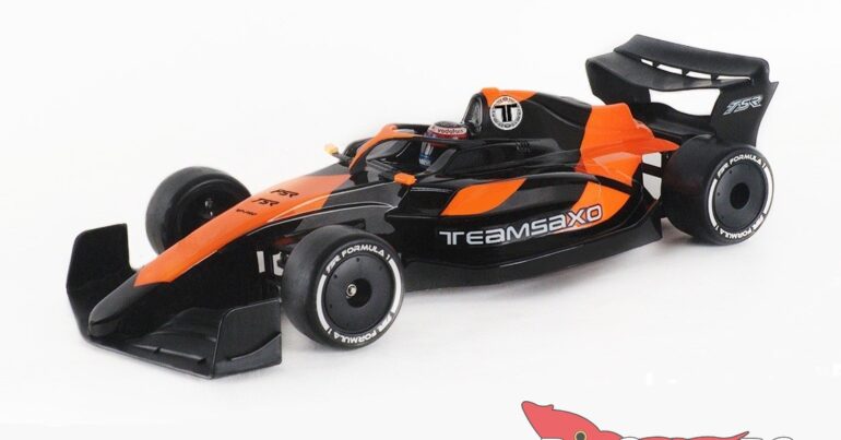 Team Saxo 1/10 F1 Clear Body with Helmet, Halo and Mirrors « Big Squid ...