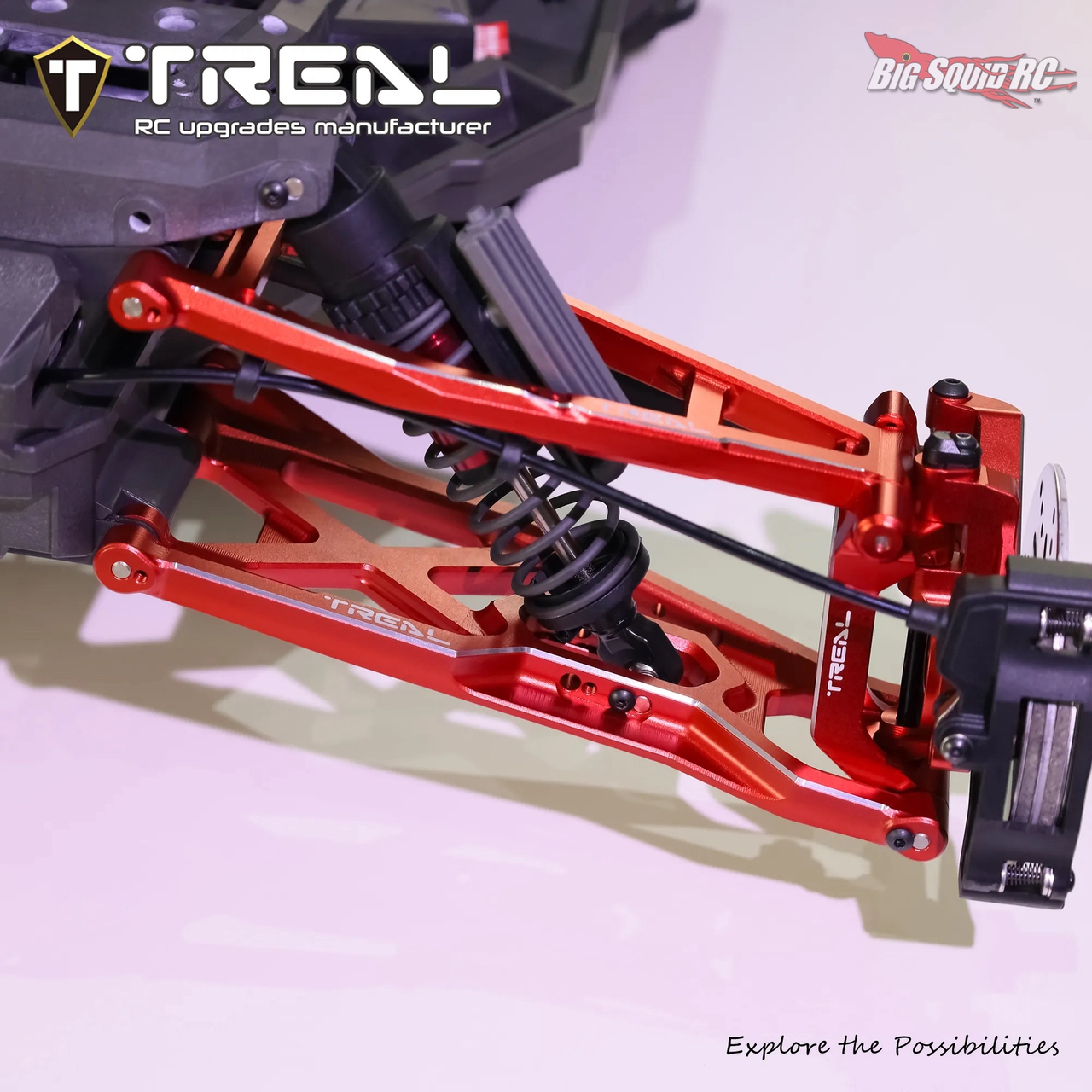 Treal Upper and Lower Front and Rear Aluminum Suspension Arms for the ...