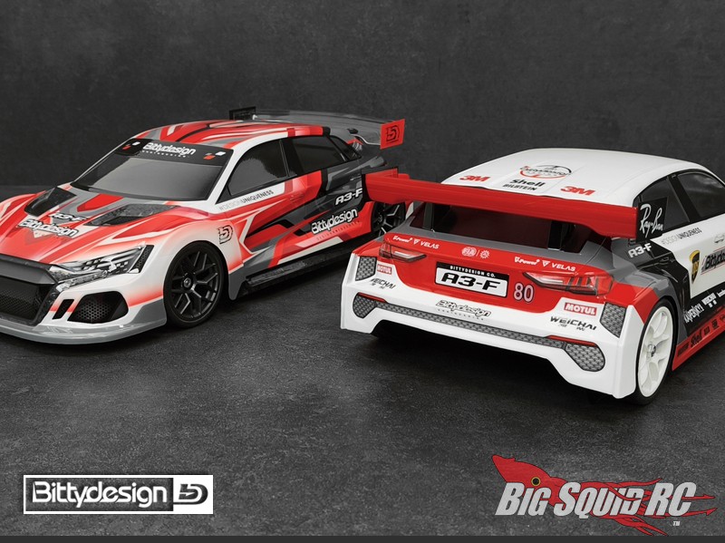 Bittydesign 1/10 A3-F Clear Body For FWD Cars « Big Squid RC – RC Car ...