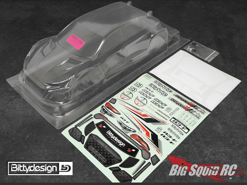 Bittydesign 1/10 A3-F Clear Body For FWD Cars « Big Squid RC – RC Car ...