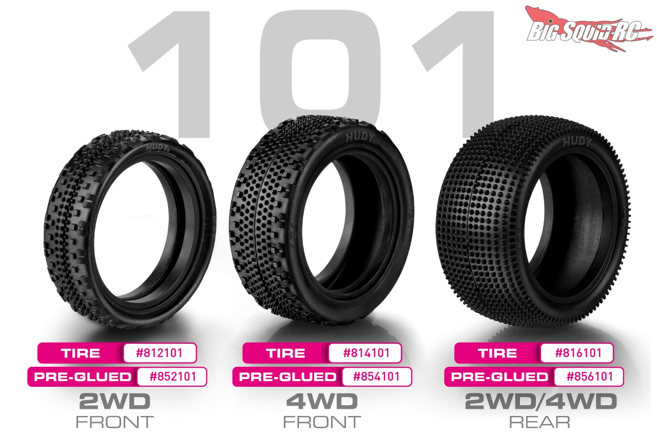 Hudy Announces 101 Carpet Tires for 1/10 Buggy « Big Squid RC – RC Car ...